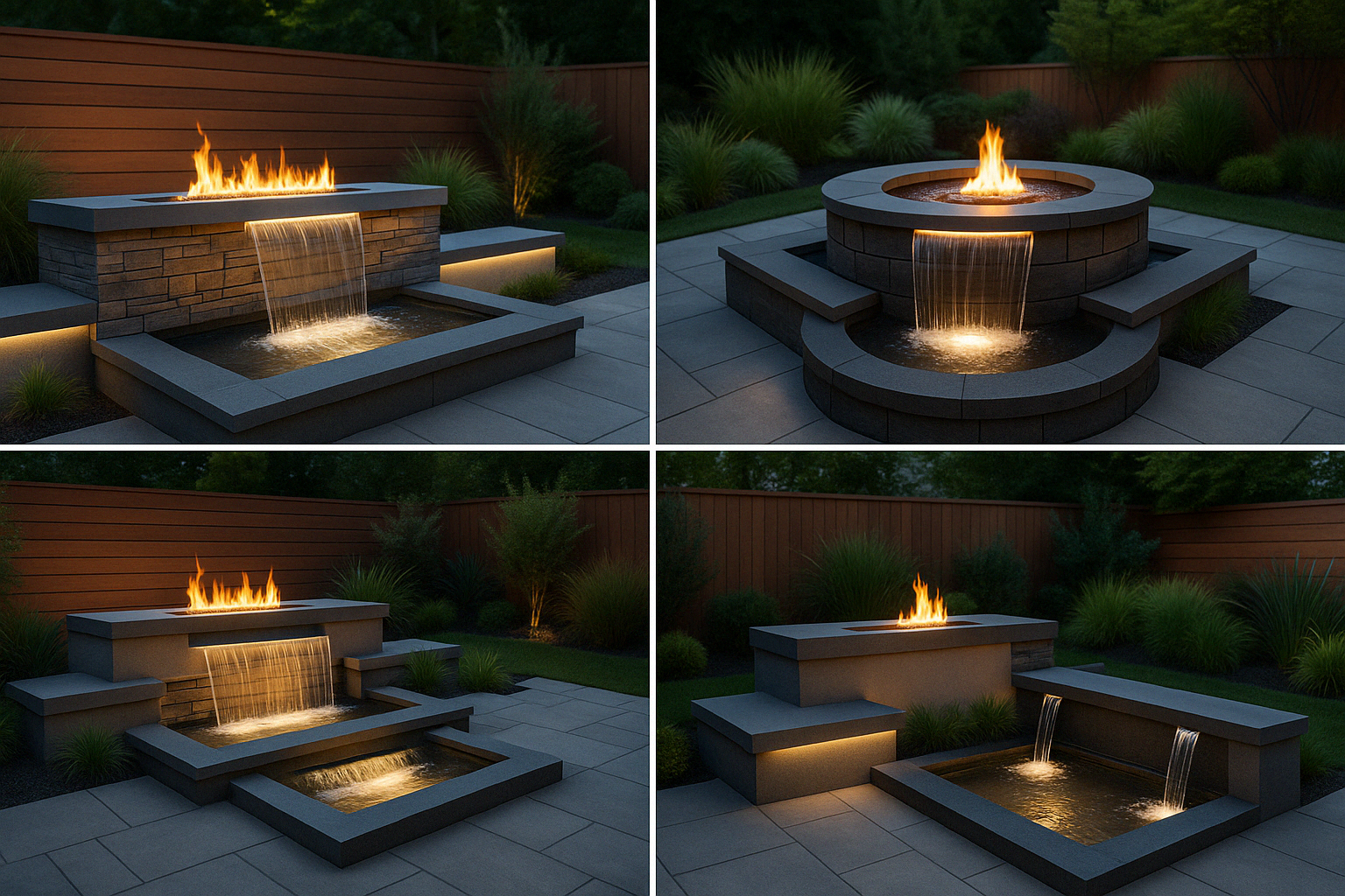 Outdoor Fireplace with Water Feature: Top 5 Stunning Ideas