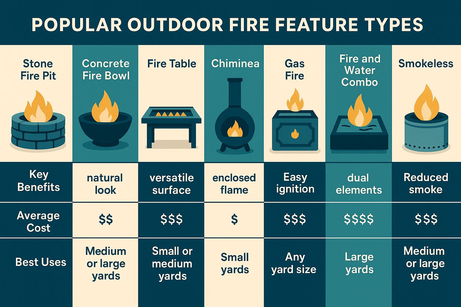 Outdoor Fire Feature Ideas: 10 Stunning Inspirations 2025