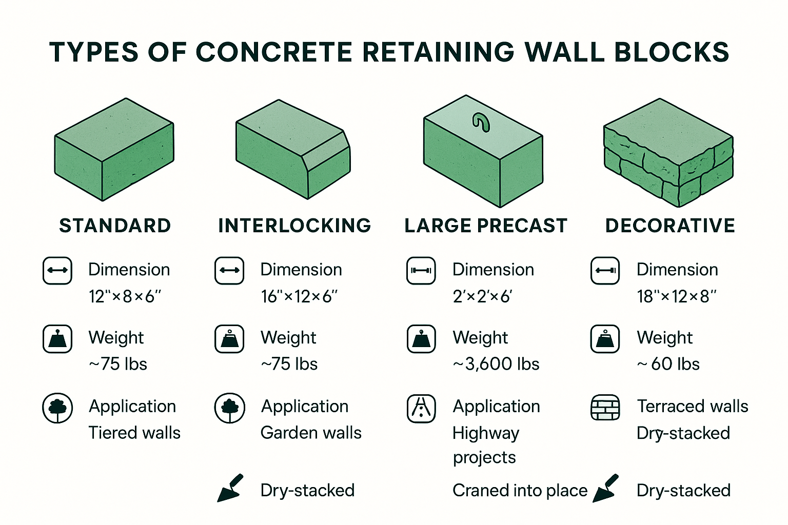 Concrete retaining wall blocks: Top 10 Stunning Choices