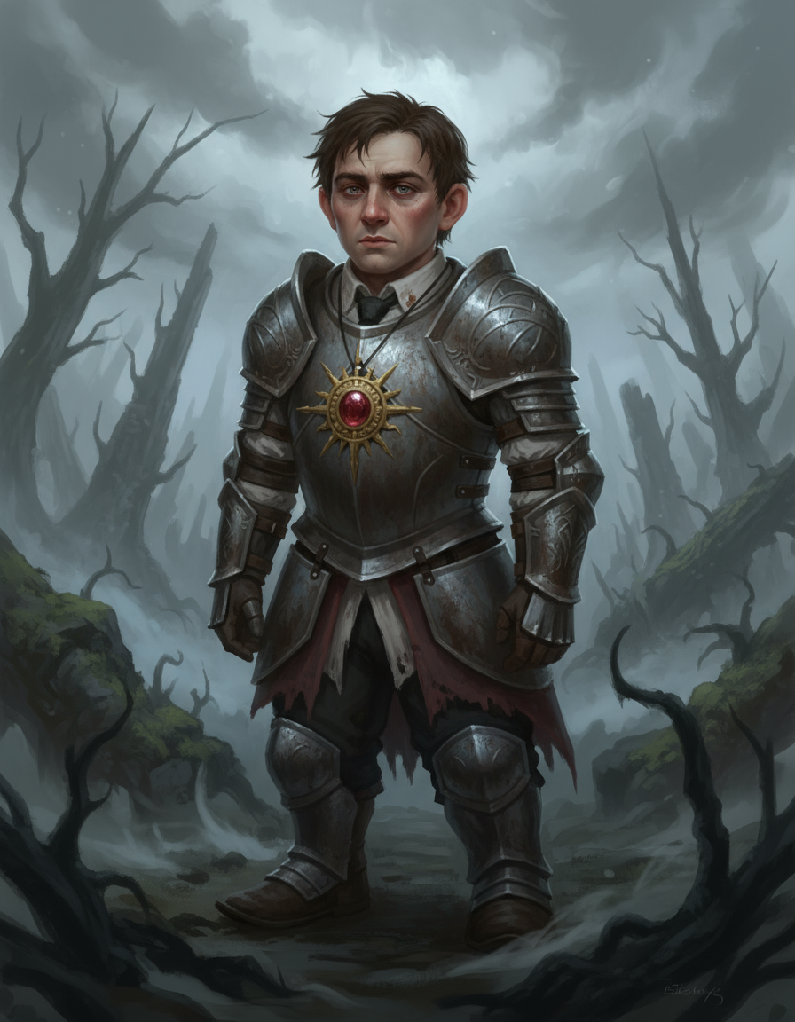 Halfling Knight Art